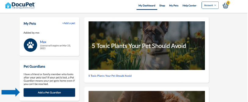 How Do I Add a Pet Guardian? – DocuPet