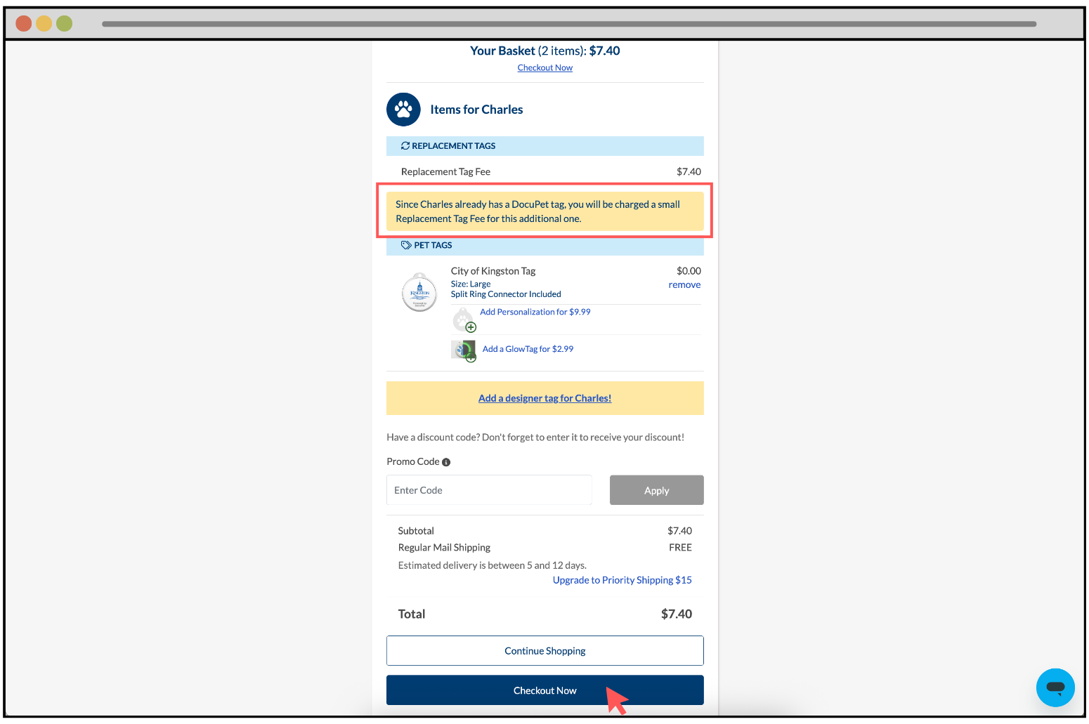 How do I order a replacement tag? – DocuPet